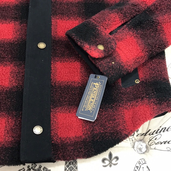 Pendleton | Jackets & Coats | Pendleton Redwood Plaid Shirt Jacket ...